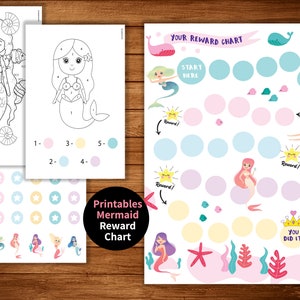 Girl Daily Schedule,to Do List Printable, Printable Mermaid, Printable ...