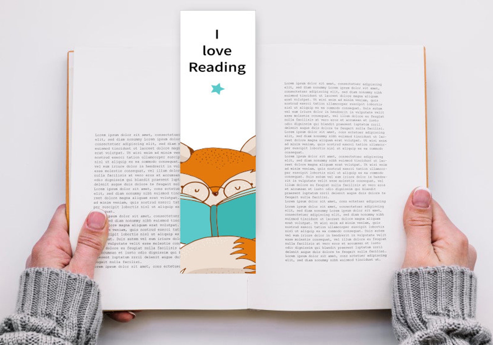 For Book, Printable Bookmarks Template, Printable Gift, Animals ...