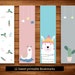 Printable Bookmarks Template, Llama, Alpaca, Cactus Bookmarks ...