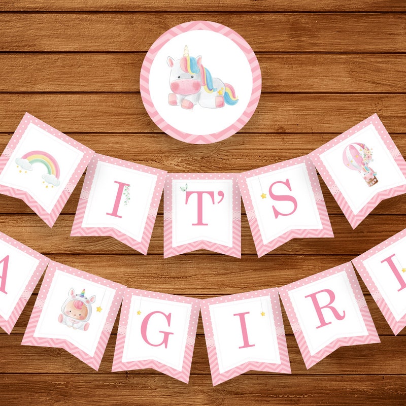 Its a Girl Banner - Etsy