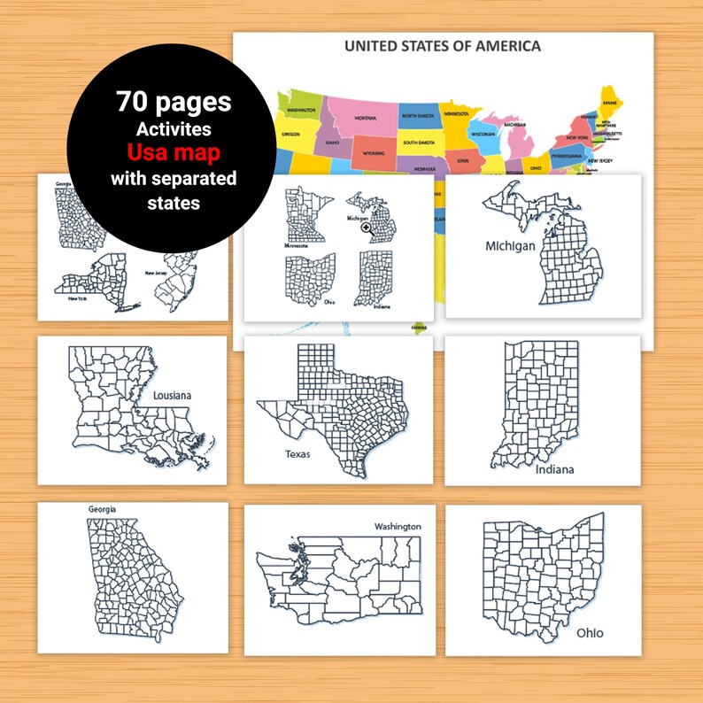 United States Geography Maps Activities,clipart of Usa,geography Map ...