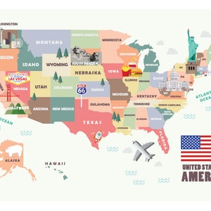 United States Geography Maps Activities,clipart of Usa,geography Map ...