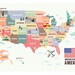 United States Geography Maps Activitiesclipart of - Etsy