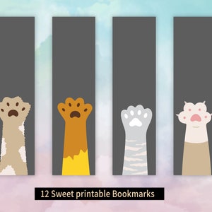 Printable Bookmarks Template, Bookmarks for Kids, Animals Bookmarks ...