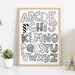 Colouring Page, Alphabet Coloring, Educational Games, Printable Gift ...