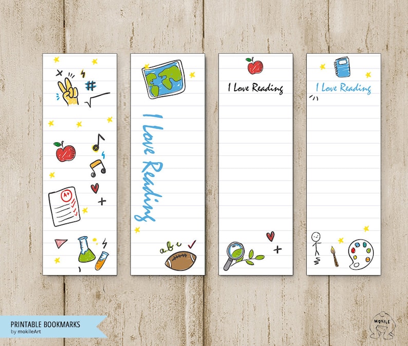 Printable Bookmarks Template, Symbols Bookmarks, Printable Bookmarks ...