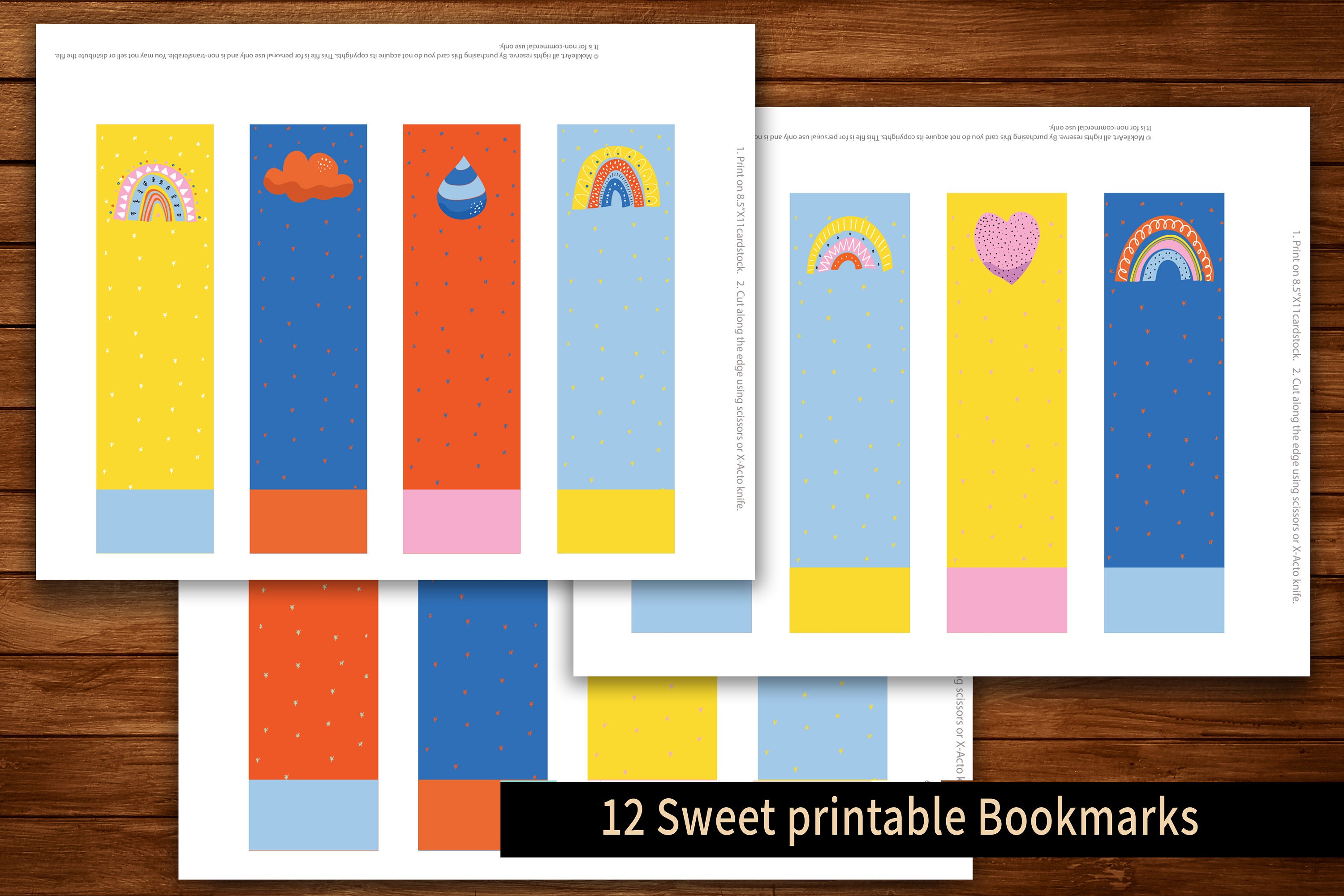 Printable Bookmarks Template, Printables Bookmarks, Printable Bookmarks ...