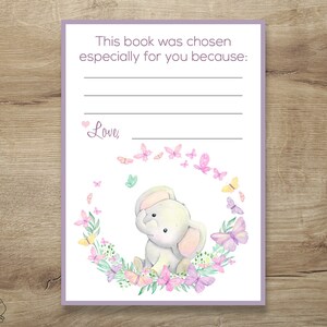 Bookplate Card,printable Bookplates,book Plates,elephant Book Plates ...