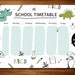 Dinosaur Homeschool Schedule, Printable Schedule,weekly Planner ...