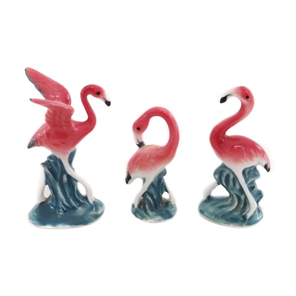 Vintage Flamingo Figures - Etsy
