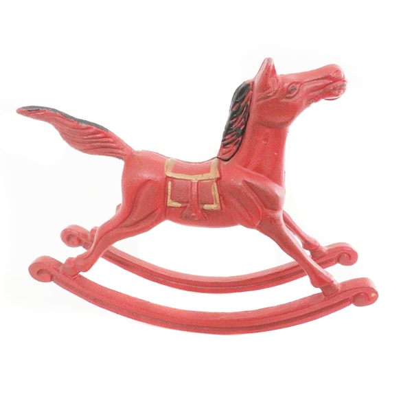 Red Rocking Horse - Etsy
