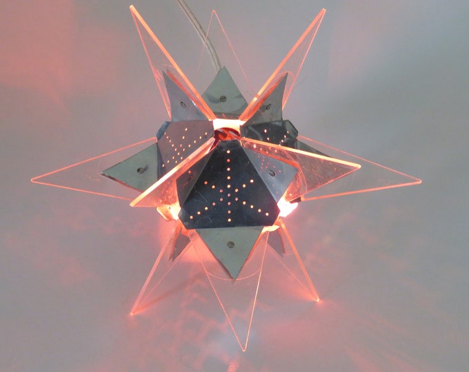 Atomic Sputnik Star Tree Topper, Vintage 1950's Mid Century Christmas ...