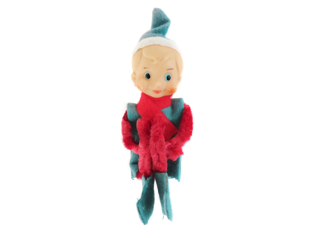 Vintage Pipe Cleaner Pixie Elf Knee Hugger Ornament - Etsy