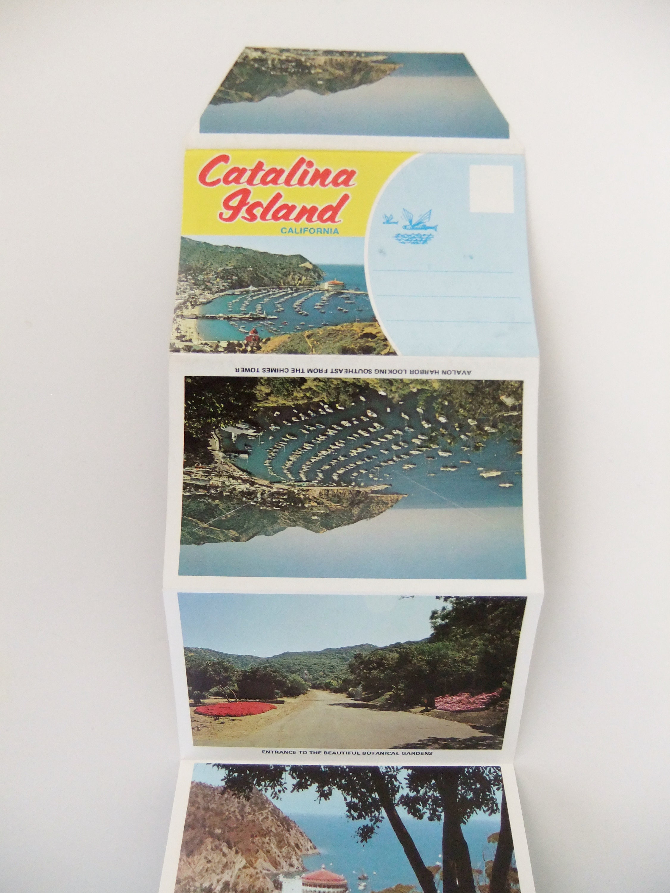 Catalina Island Postcard, 14 View Postcard Folder Souvenir, Unused ...