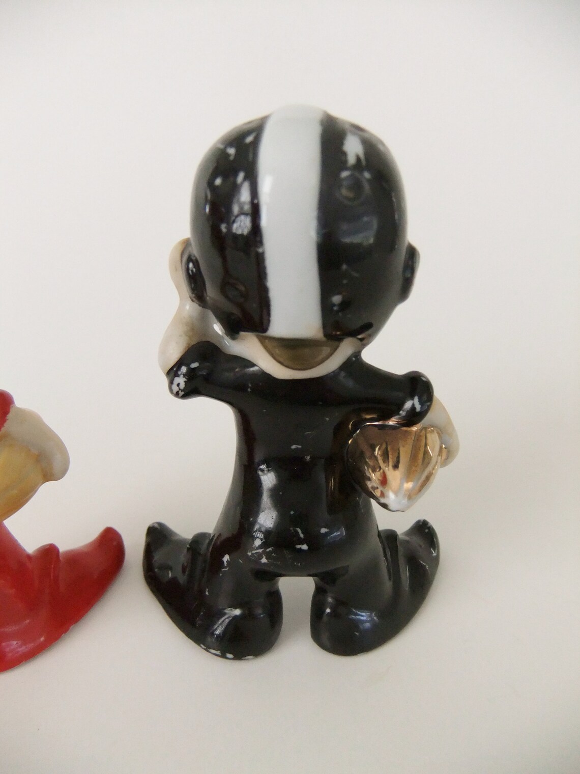 Football Pixie Elf Figurines Football Gifts Vintage - Etsy