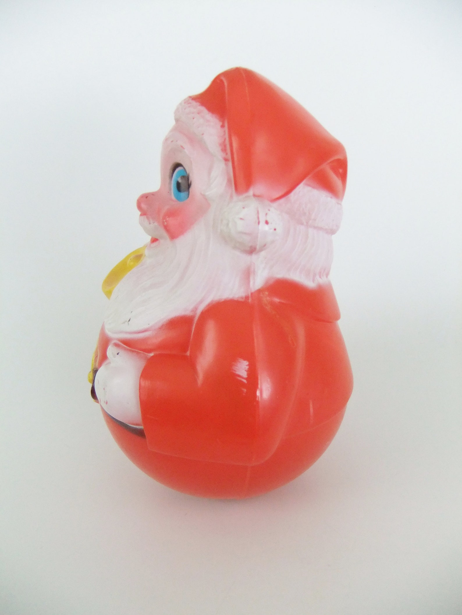 Musical Roly Poly Plastic Santa Vintage Santa Toy Kitsch - Etsy