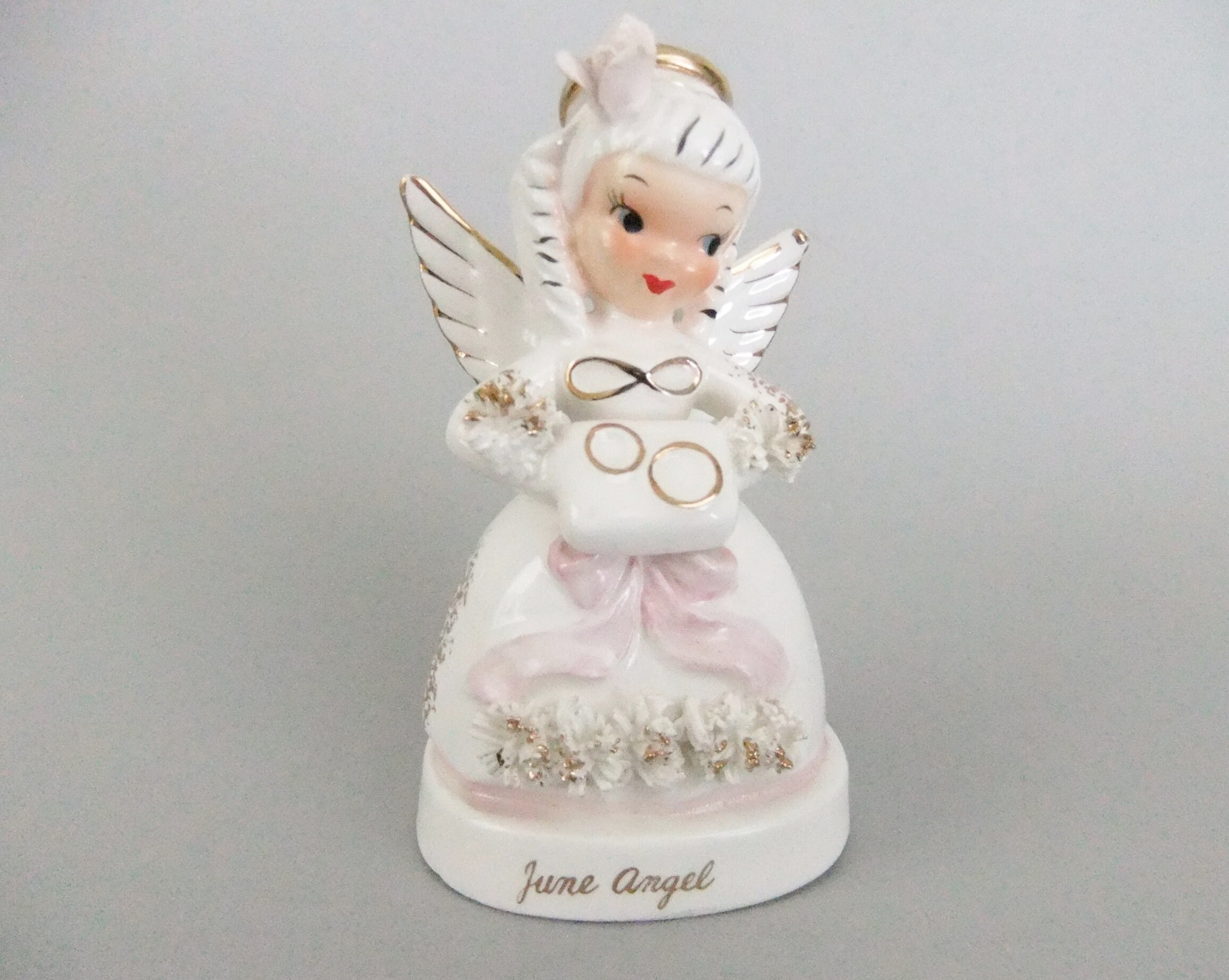 June Angel Figurine June Wedding T Vintage Napco Angel Etsy
