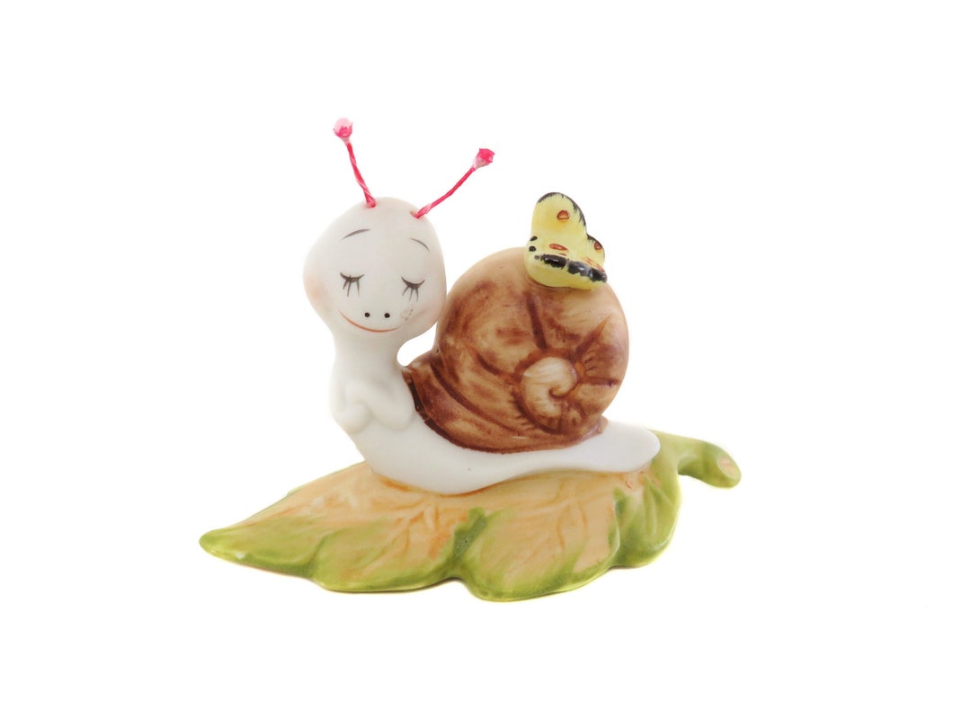 Vintage Snail Figurine, Ceramic Snail Figure, Snail Figurine Vintage - Etsy