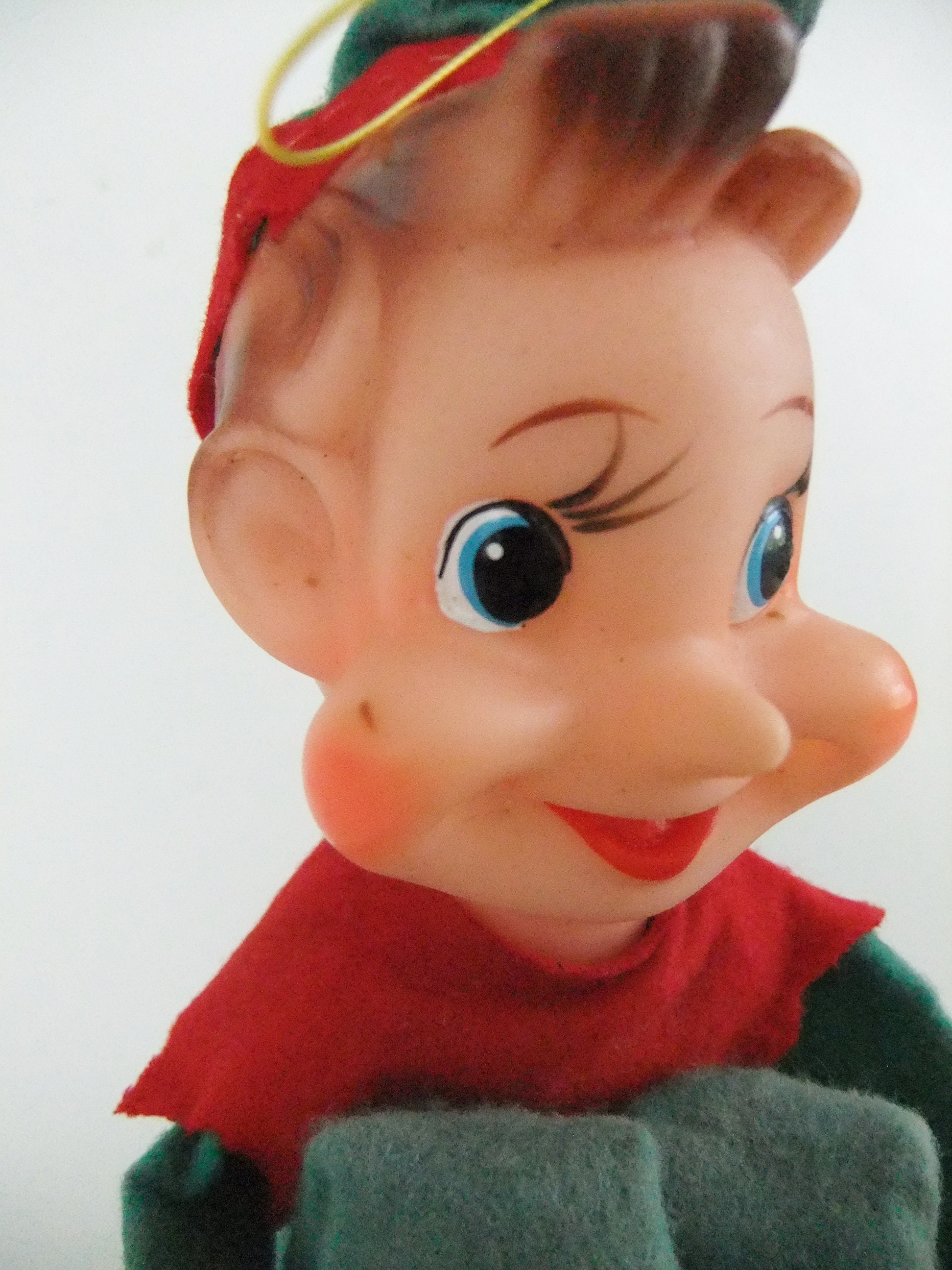 Green Knee Hugger Pixie Elf Large Size Elf Shelf Sitter | Etsy