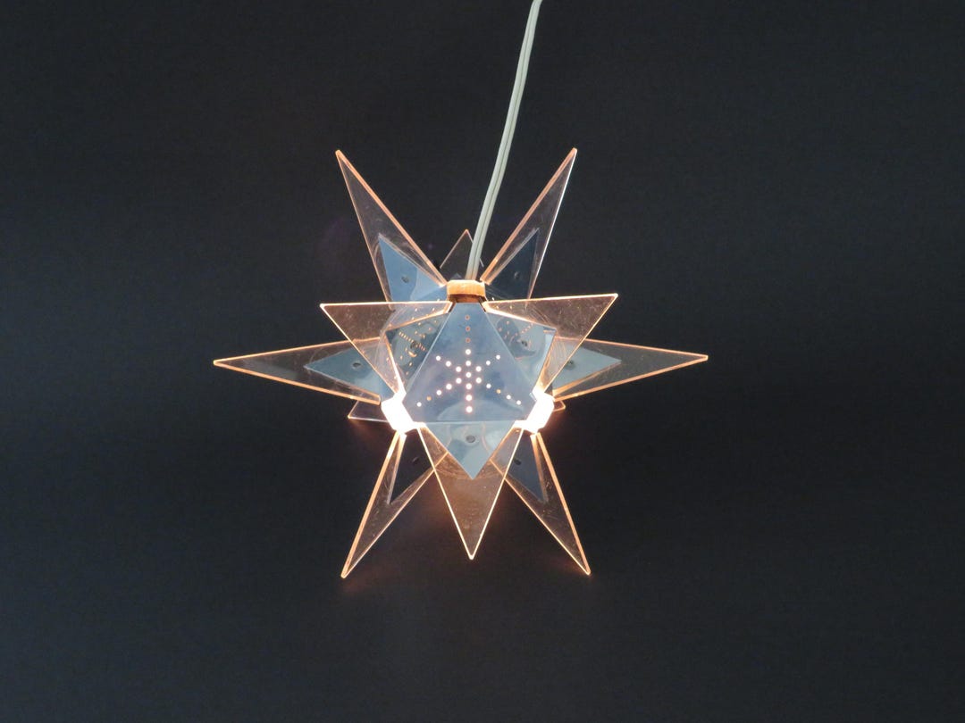 Atomic Sputnik Star Tree Topper, Vintage 1950's Mid Century Christmas ...