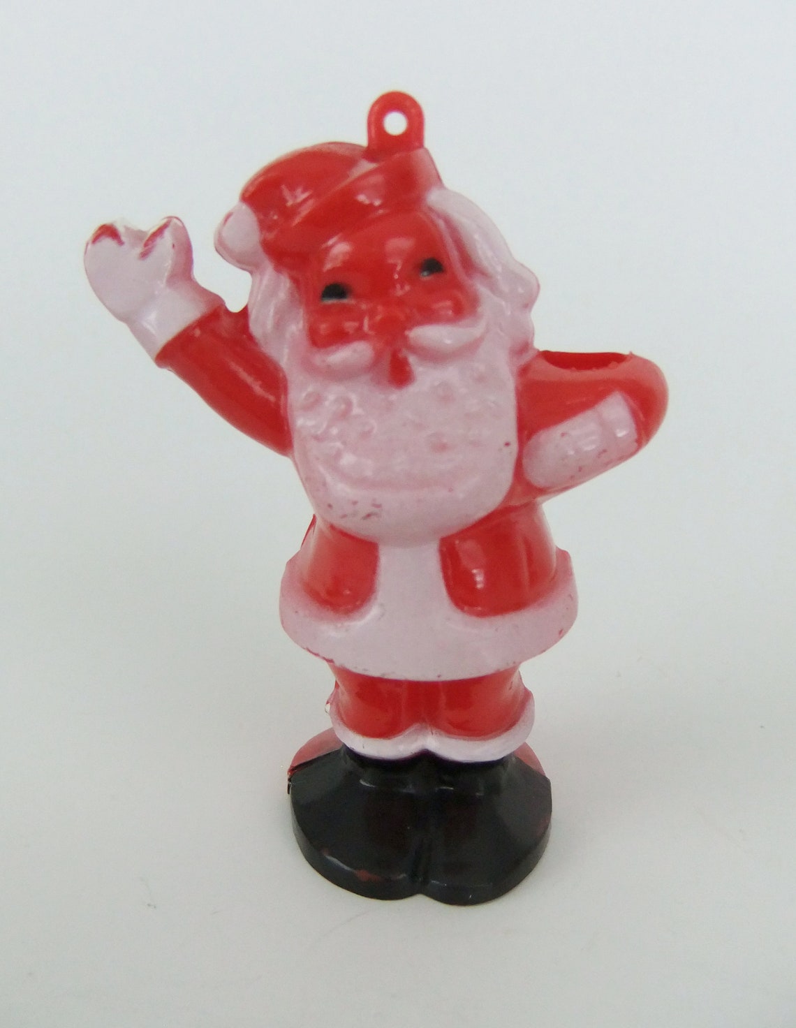 Plastic Santa Ornament Mid Century Christmas Decor Vintage - Etsy
