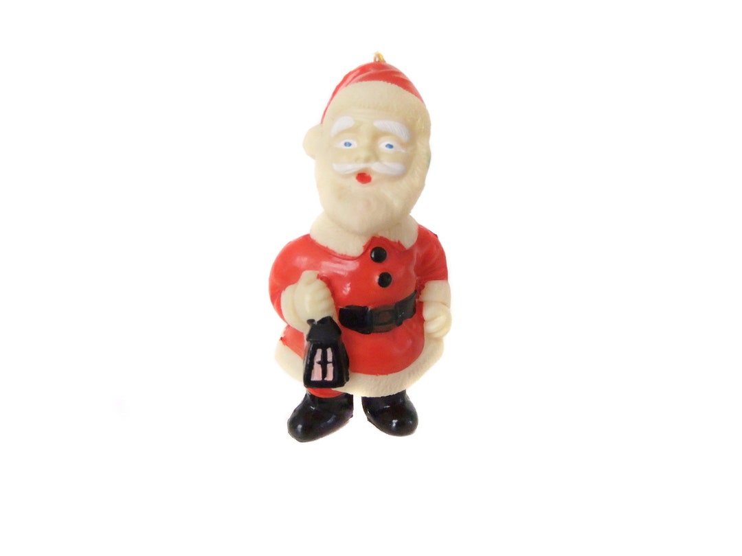 Rubber Santa Ornament, Squeaky Toy, Made in Japan, Santa Figurine, Mid ...