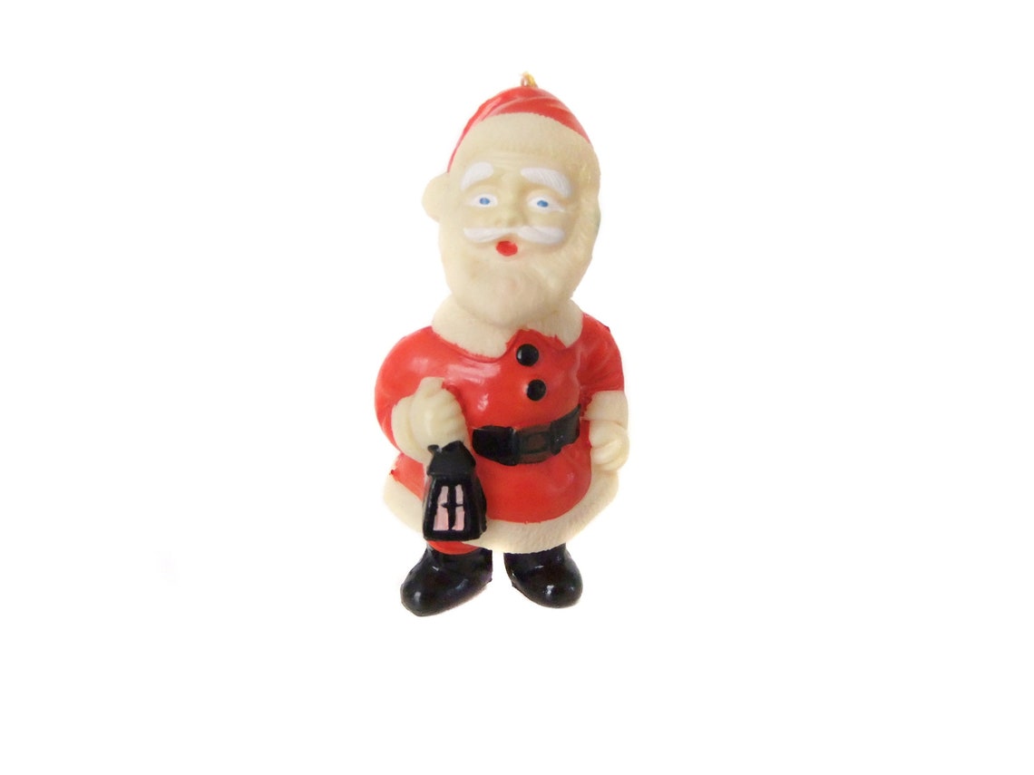 Rubber Santa Ornament Squeaky Toy Made in Japan Santa - Etsy