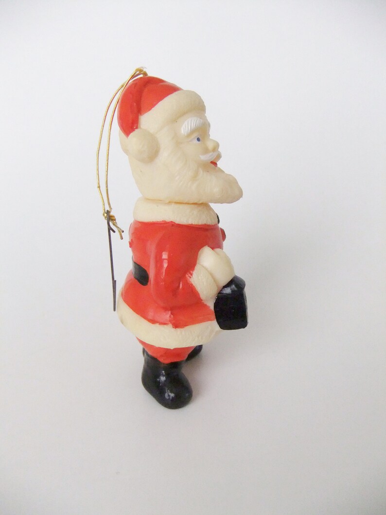 Rubber Santa Ornament Squeaky Toy Made in Japan Santa - Etsy