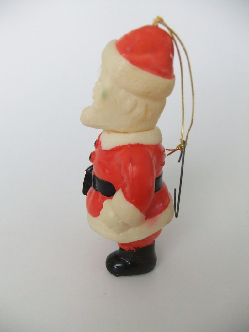 Rubber Santa Ornament Squeaky Toy Made in Japan Santa - Etsy