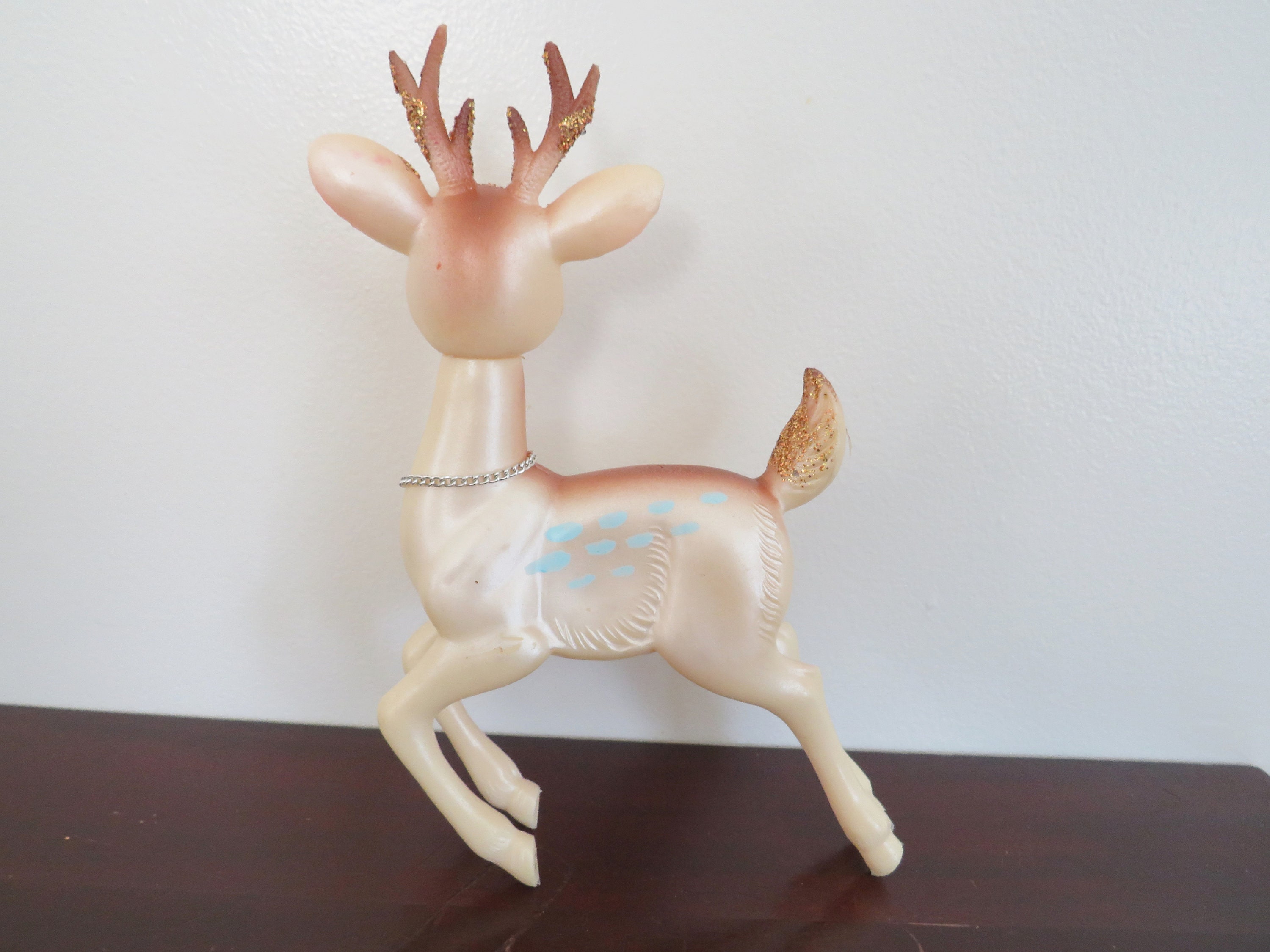 Vintage Rubber Reindeer Made in Japan Vintage Reindeer With | Etsy