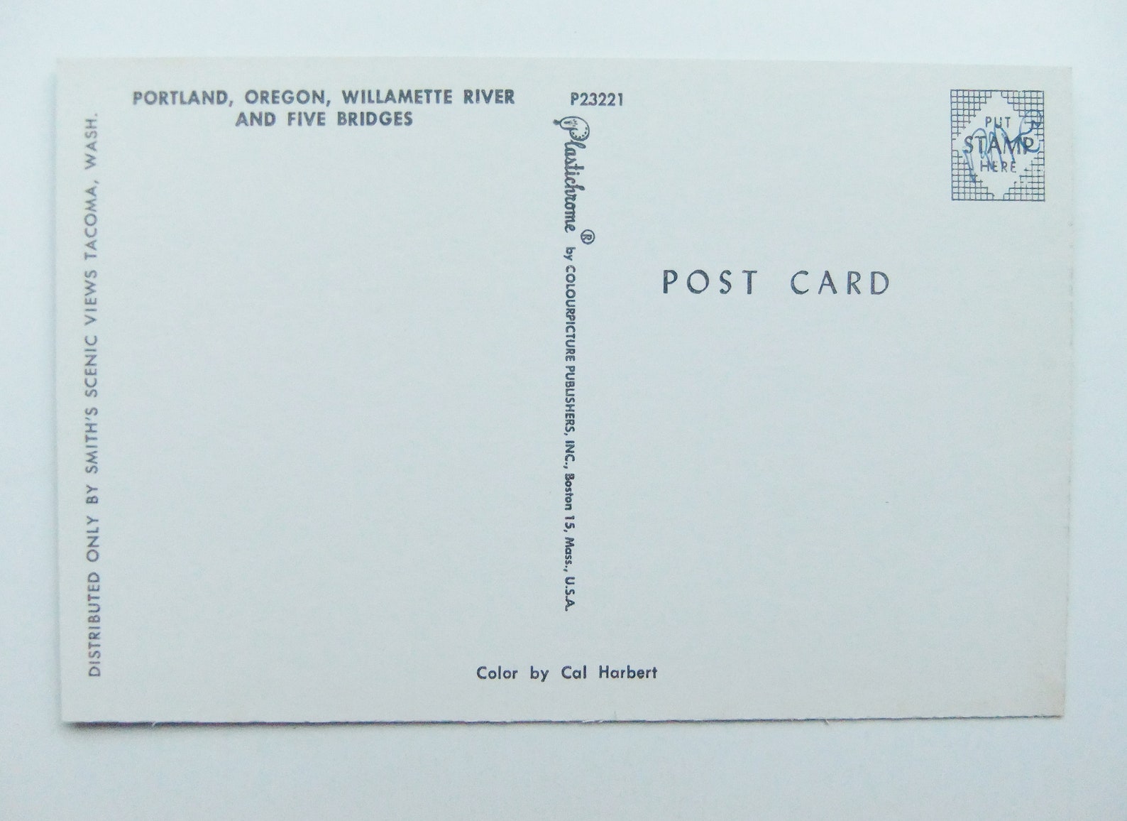 Vintage Portland Postcard Ariel View Willamette River and - Etsy