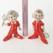 Vintage Pixie Elf Tennis Player Figurines, Tennis Players Gift Ideas ...
