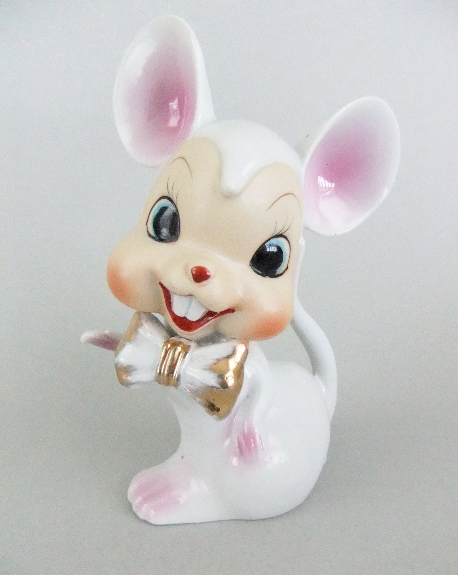 Vintage Mouse Figurine Anthropomorphic Mouse Figure | Etsy