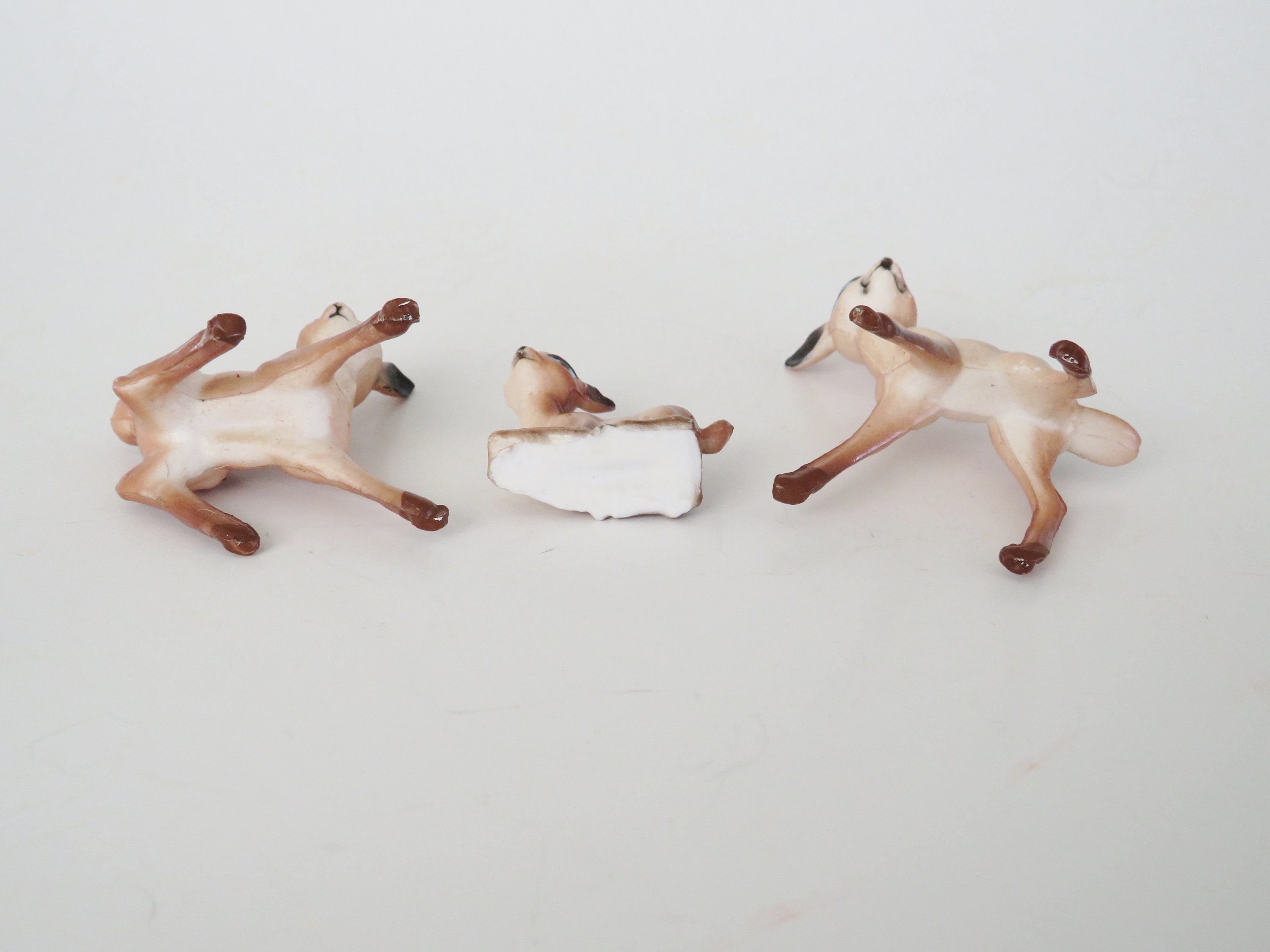 Miniature Plastic Deer Figurines Vintage Deer Miniature Deer | Etsy