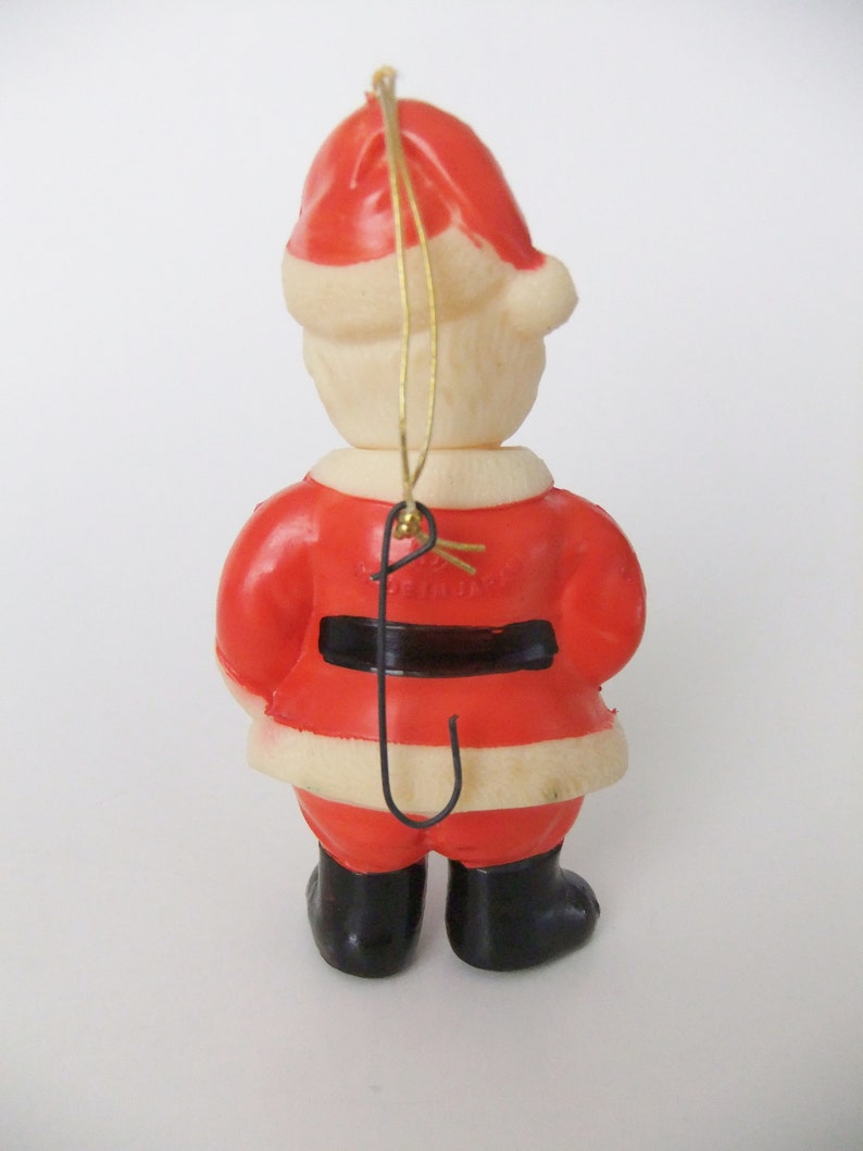 Rubber Santa Ornament Squeaky Toy Made in Japan Santa - Etsy