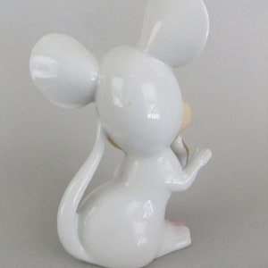 Vintage Mouse Figurine, Anthropomorphic Mouse Figure, Porcelain Ceramic ...