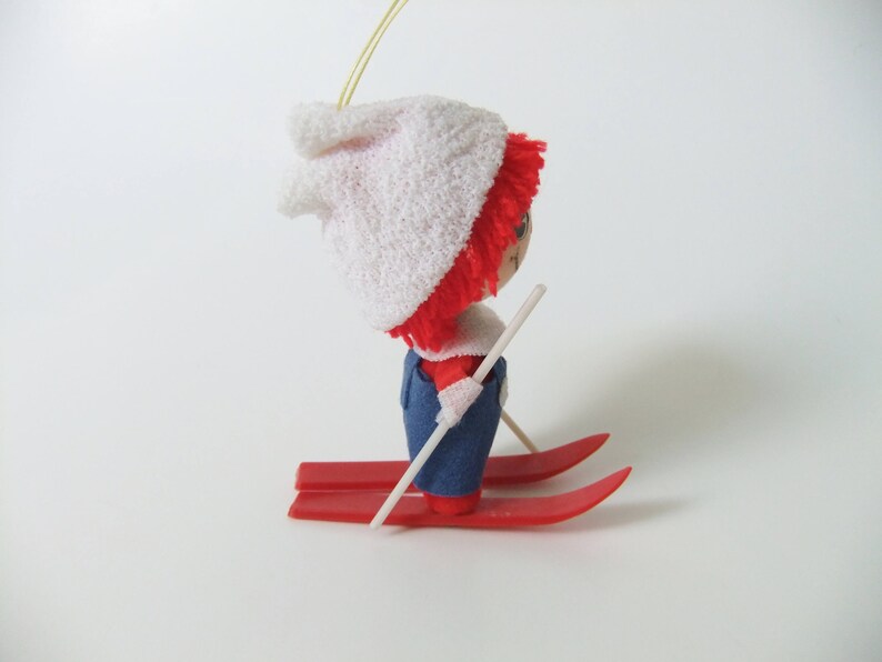 Andy Ornament on Skis Skiing Ornament Raggedy Ann and Andy - Etsy