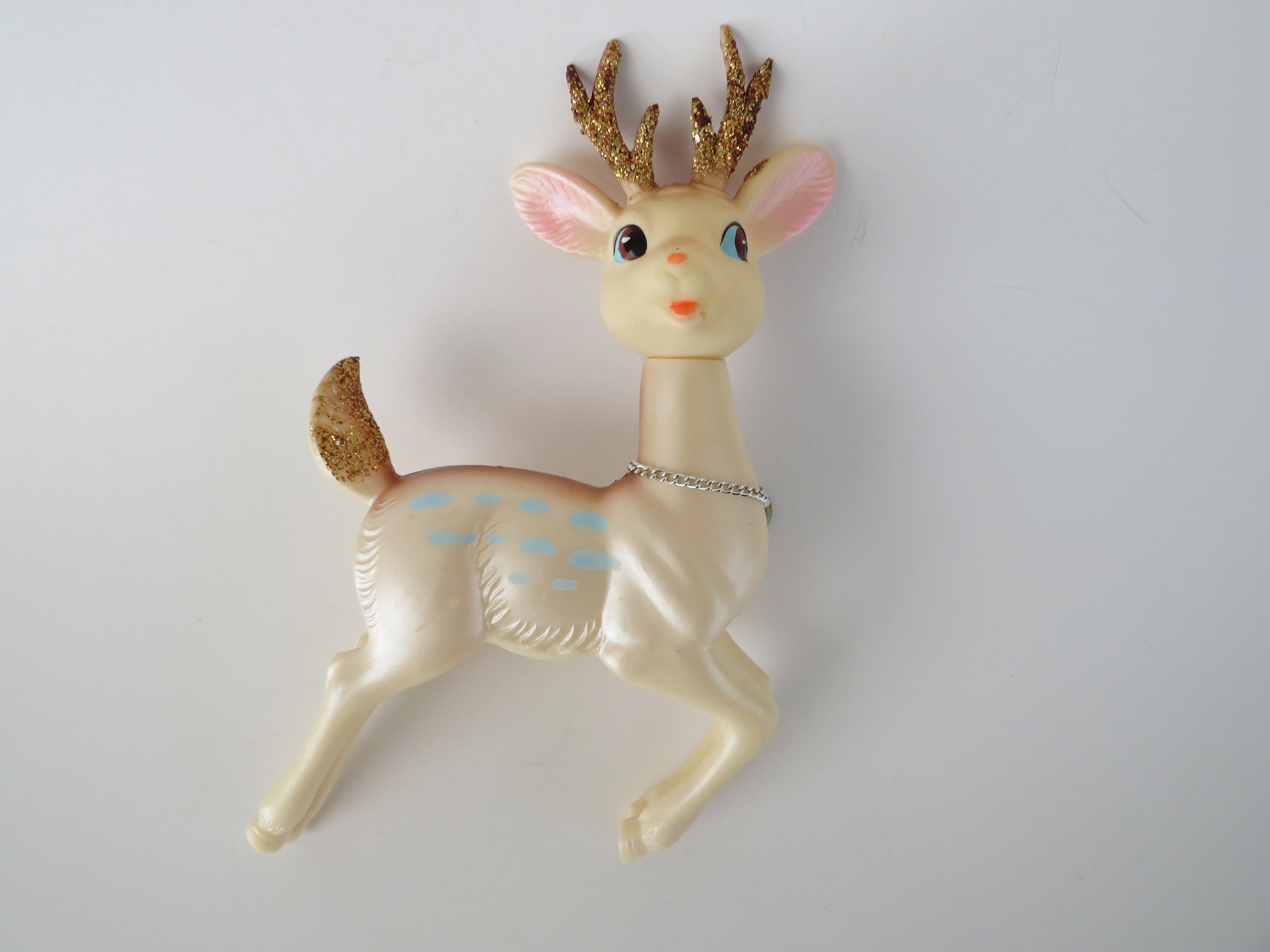 Vintage Rubber Reindeer Made in Japan Vintage Reindeer With | Etsy