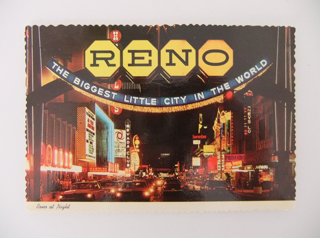 Vintage Reno Nevada Postcard, Unused Vintage Reno Postcard Unused, the ...