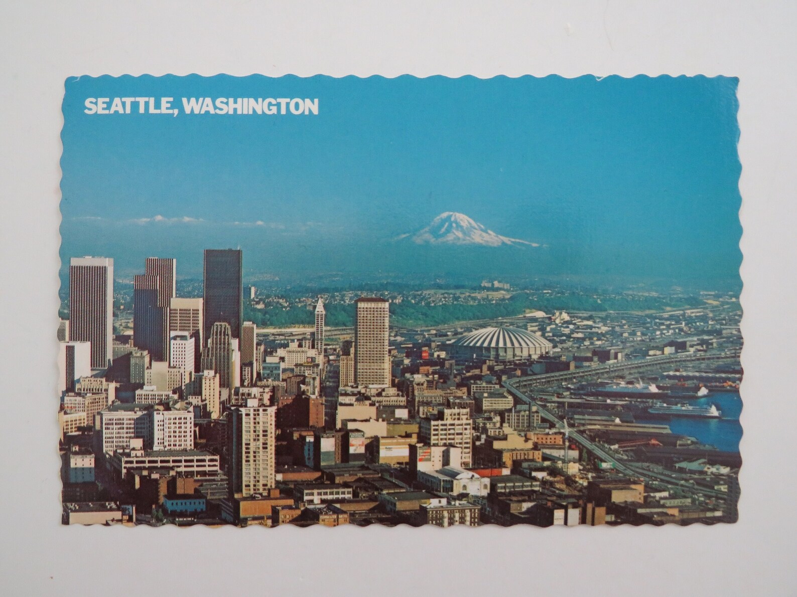 Vintage Downtown Seattle Postcard, Unused Vintage Postcard, Seattle ...