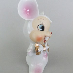 Vintage Mouse Figurine, Anthropomorphic Mouse Figure, Porcelain Ceramic ...