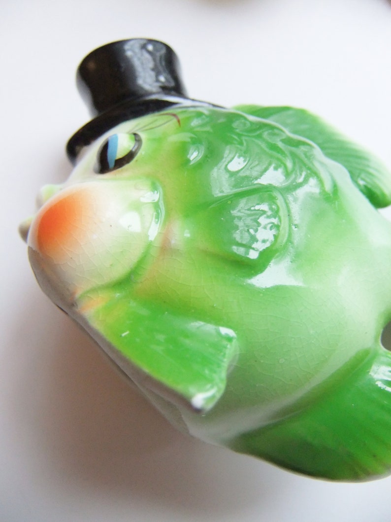 Anthropomorphic Fish Salt and Pepper shakers Fish Couple | Etsy