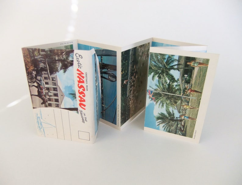 Nassau Bahamas Postcard Vintage 12 Picture Photo Postcard - Etsy