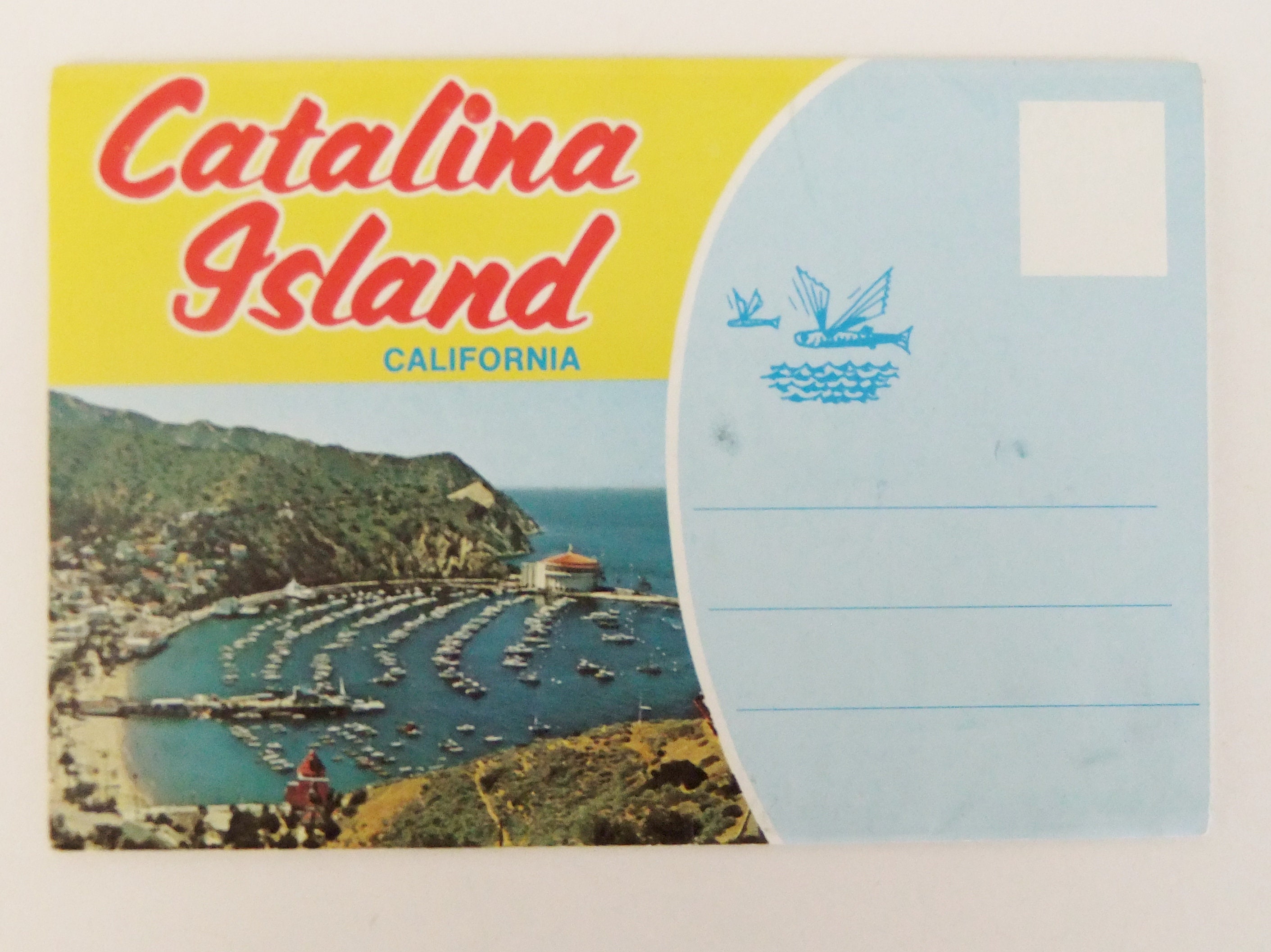Catalina Island Postcard, 14 View Postcard Folder Souvenir, Unused ...