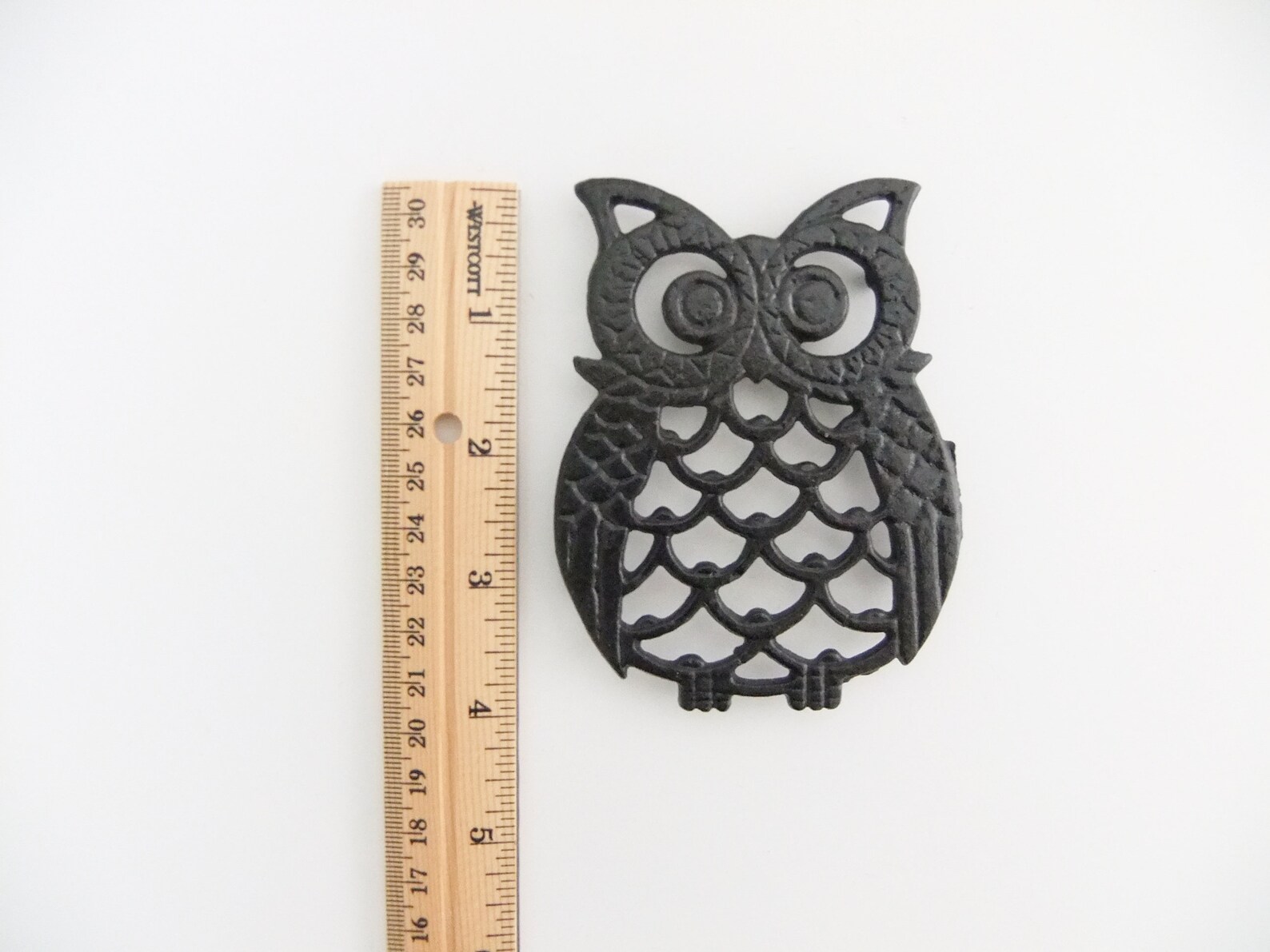 Owl Trivet Black Cast Iron Owl Decor Home Accessories - Etsy
