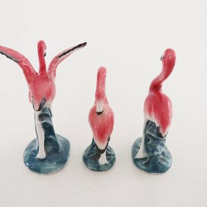 Miniature Pink Flamingo Figurines, AS IS, Flamingos Figures, Vintage ...