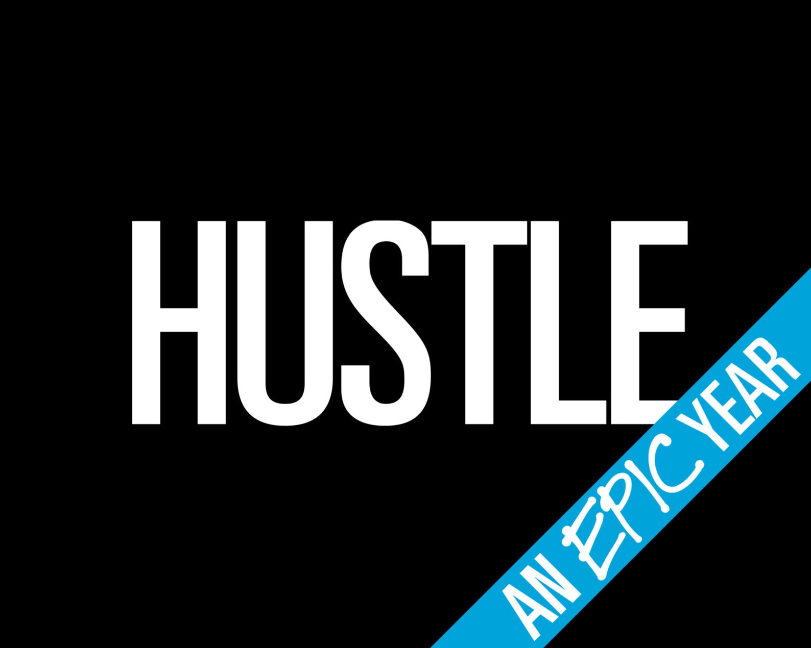 HUSTLE - Inspirational Typography Poster - Quote Art - Office Decor ...