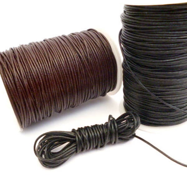 1mm Leather Cord - Etsy