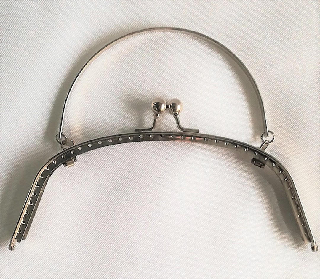 Large Silver Tone Metal Bag Frame_ PP00258/L78_ Making Bags / - Etsy