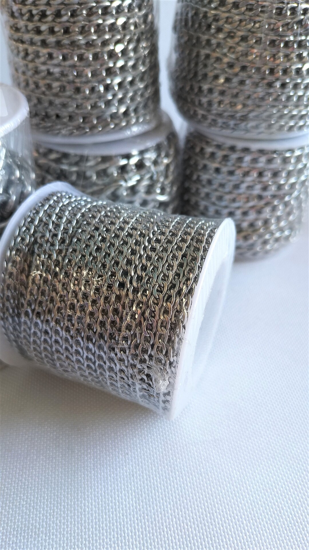 Bobbin Stainless Steel Flat Chain Select to Size _ PP0012/C14_ Choose ...